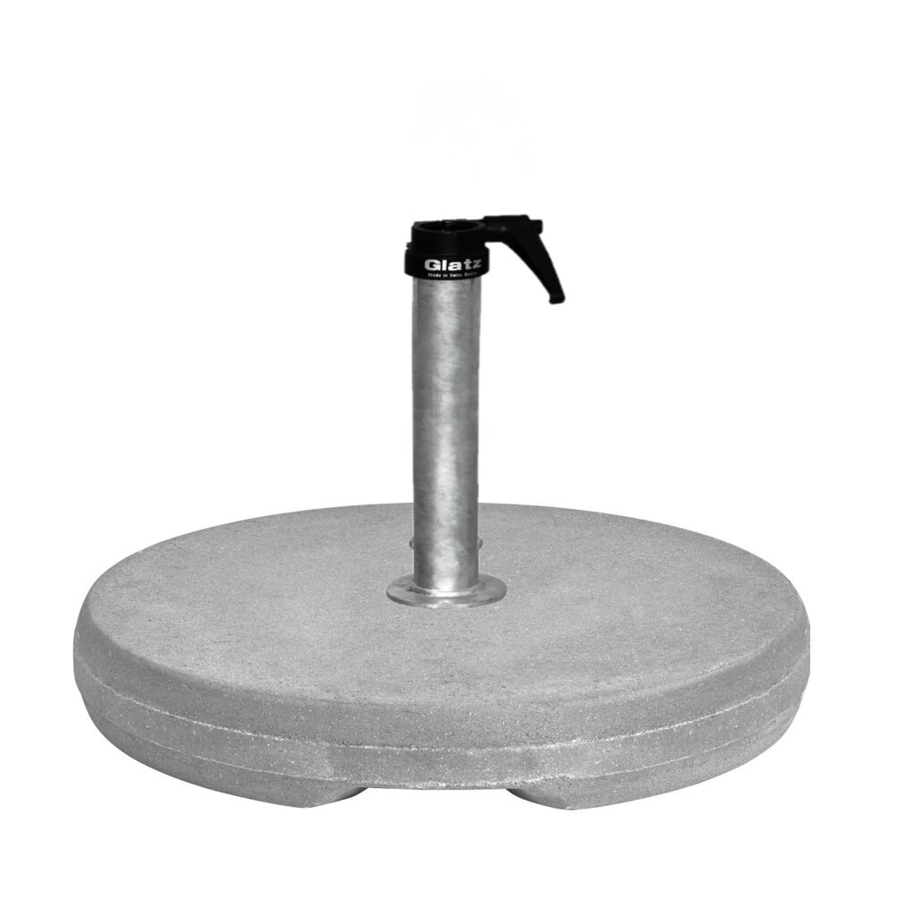 Betonvoet 55kg staander staal/Ø48-55mm